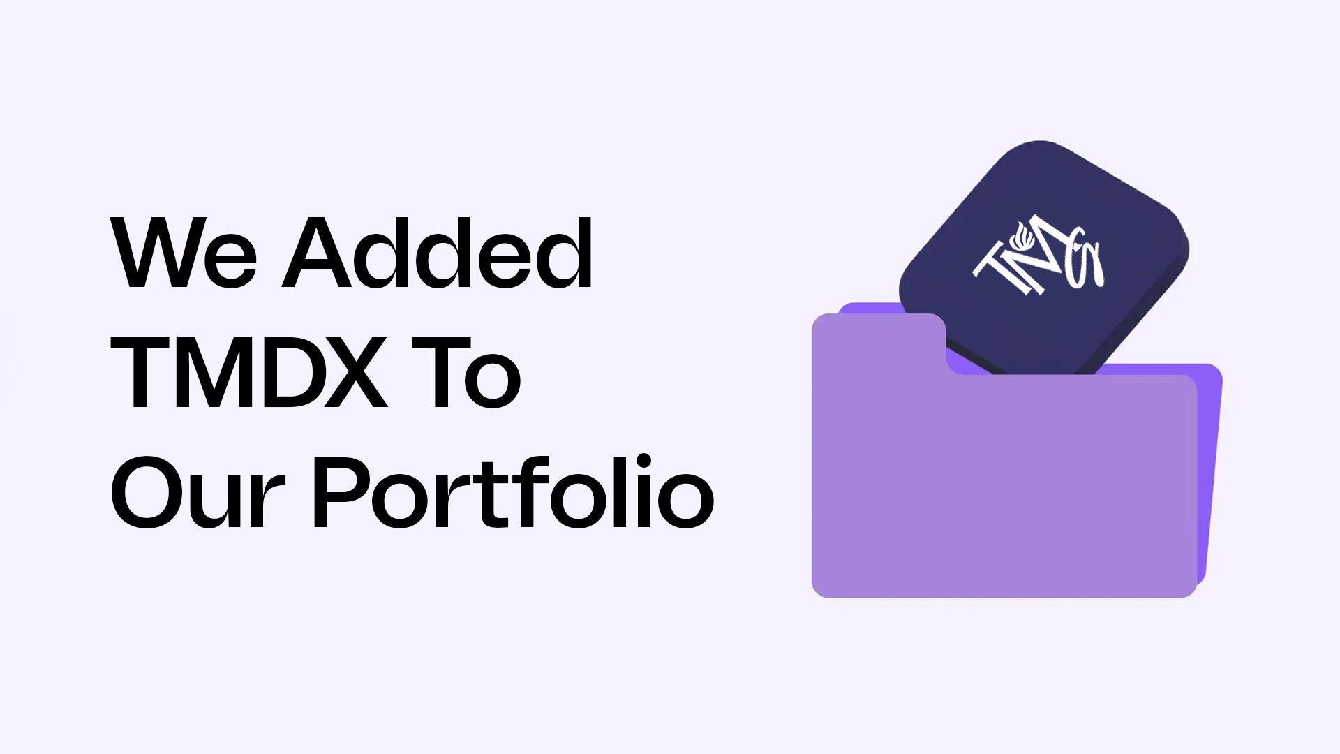 We Added TMDX To Our Portfolio | Risevest Blog